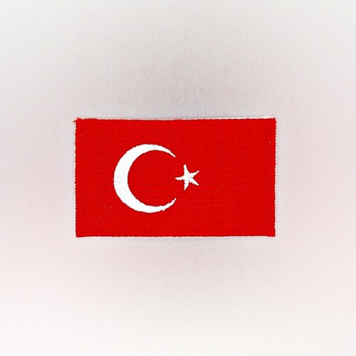 Turkey Flag Patch — Iron On Badge Embroidered Motif — Turkish World ...