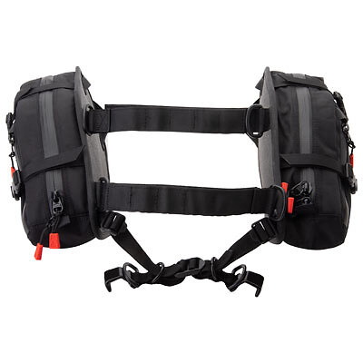 Tusk Traverse Pannier Rackless saddle Bags Black/Tan-Dual Sport-Luggage ...