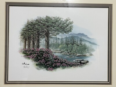 Don Balke Signed Print Framed Country Farm Scene Original Signature On ...