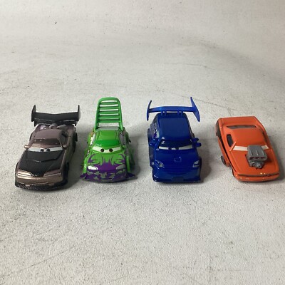 Disney Store Pixar Cars Lot Tunerz Wingo, Snot Rod, DJ, Boost 1:43 ...