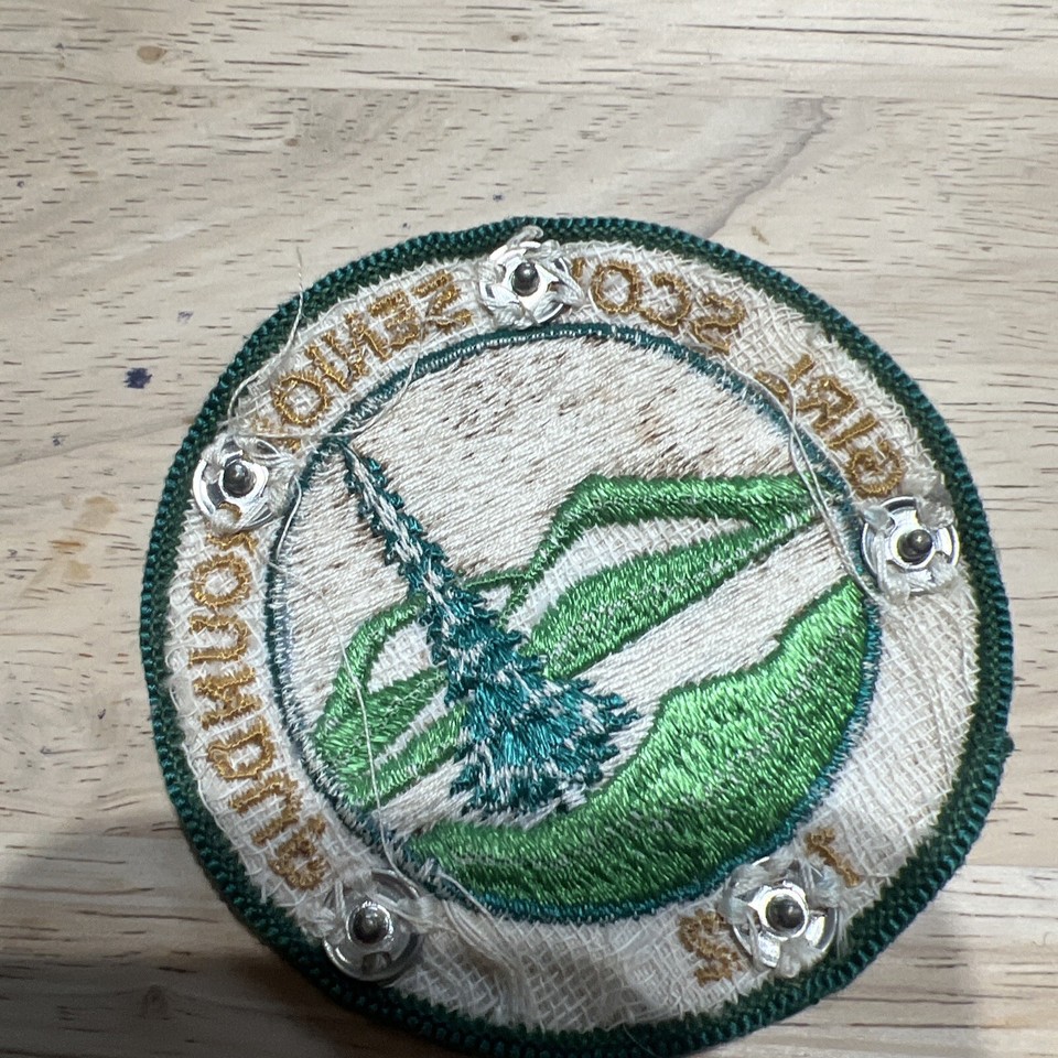 VINTAGE GIRL SCOUT - 1962 SENIOR ROUNDUP JACKET PATCH | eBay UK
