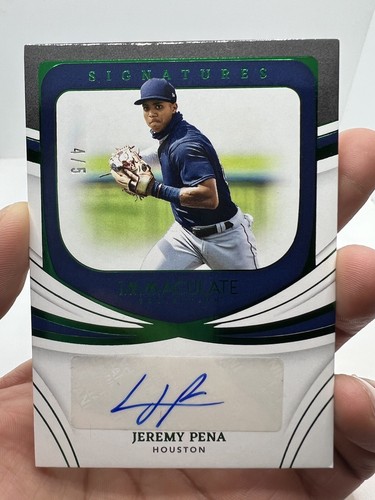 2022 Immaculate Jeremy Pena /5 Signatures #IS-JP Auto Houston Astros | eBay