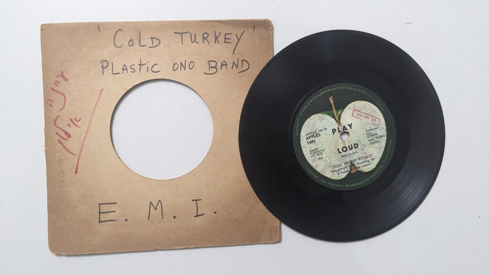 JOHN LENNON YOKO ONO cold turkey BEATLES ISRAELI PROMO ISRAEL 7" | eBay