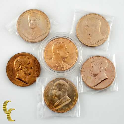 US President Mint Medals Lincoln, Johnson, Eisenhower, JFK, Truman ...