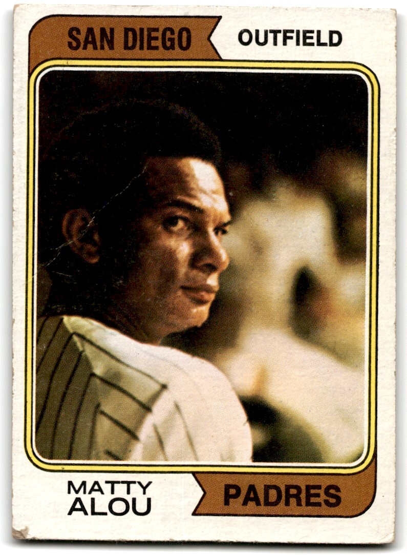 1974 Topps Matty Alou San Diego Padres #430 | eBay