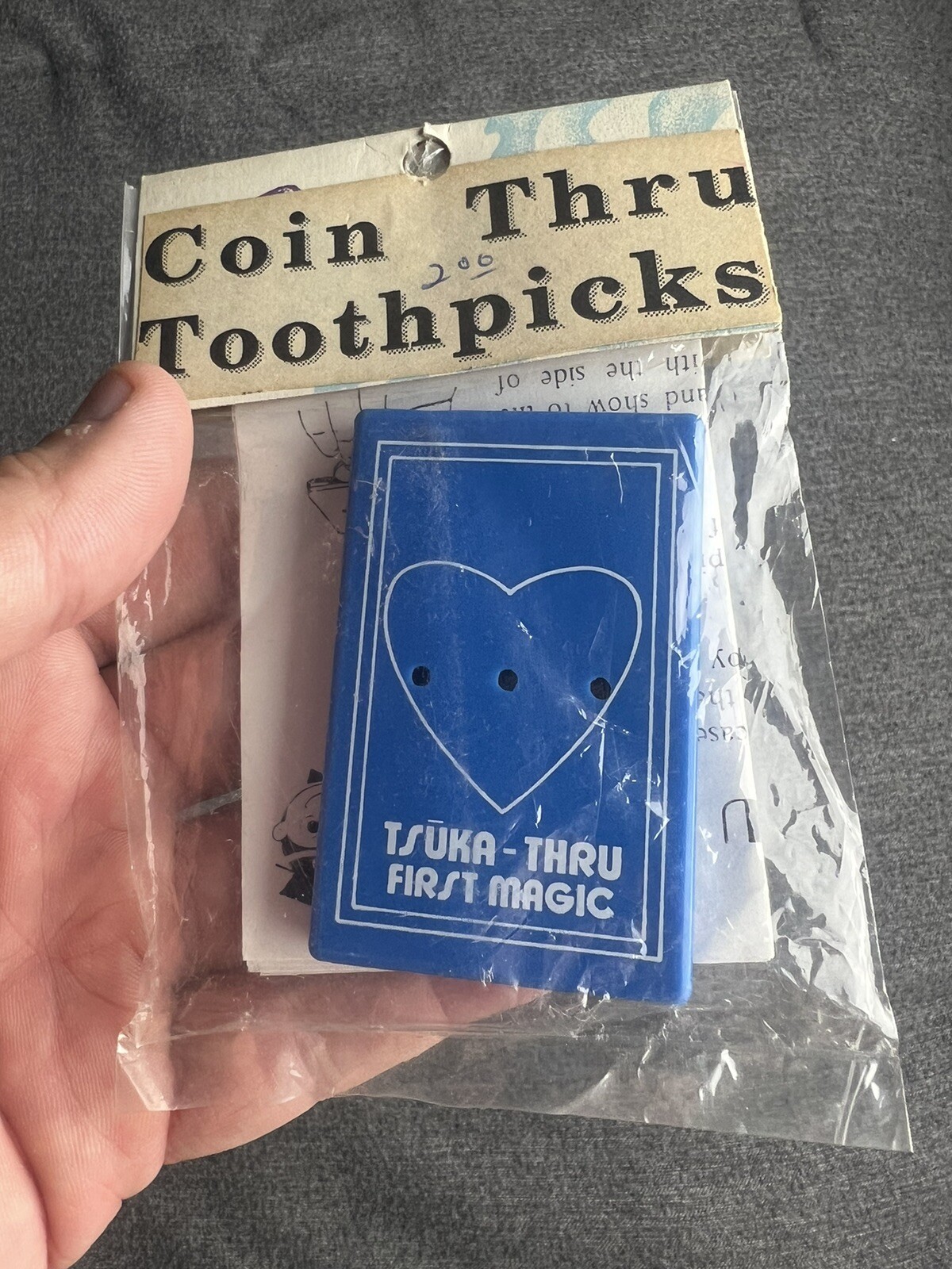 🔥" Coin Thru Toothpicks" Brand New Still Sealed, Collectible Coin Magic ...