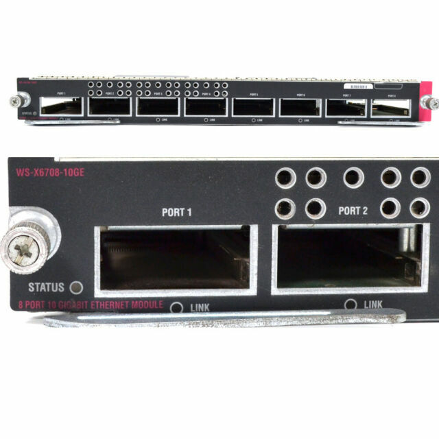 Cisco WS-X6708-10GE-3CXL Gigabit Ethernet Module 1yearwarranty 2 ...