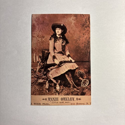 (1) Vintage Postcard Annie Oakley Most Famous Woman Marksman Of Her Day ...