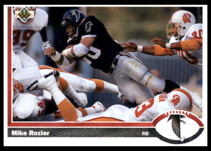 1991 Upper Deck #283 Mike Rozier Atlanta Falcons Football Card | eBay