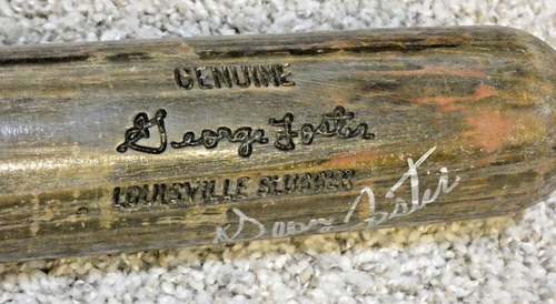 1980's - GEORGE FOSTER - Game Used LS Bat - Autographed - Cincinnati ...
