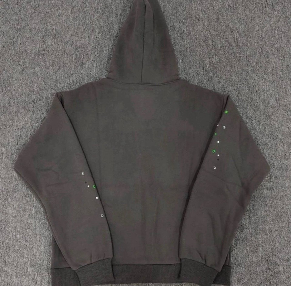 Spider hoodie unisex Grey and Green Hoodie | eBay