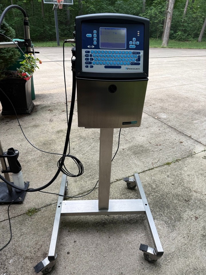 Videojet 1520 inkjet printer - with stainless steel stand only 41k ...