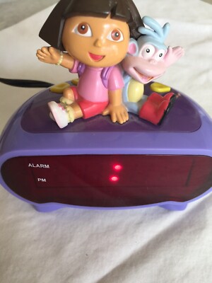 Vintage Dora the Explorer & Boots LED Digital Alarm Clock 2004 Nick Jr ...
