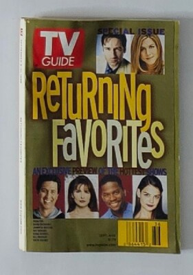 TV Guide Magazine September 4 1999 David Duchovny New York Metro Ed. No ...