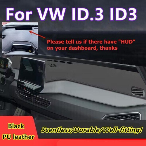 For VW ID.3 ID3 Car Leather Dashboard Dash Cover Protector Mat Pad ...