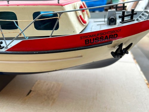 Altes Boot Stromaufsichtsboot Bussard Mühlheim Ruhr Funktionsmodell | eBay