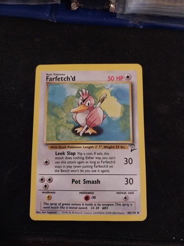 FARFETCH'D - 40/130 - Base Set 2 - Pokemon Card - PL | eBay
