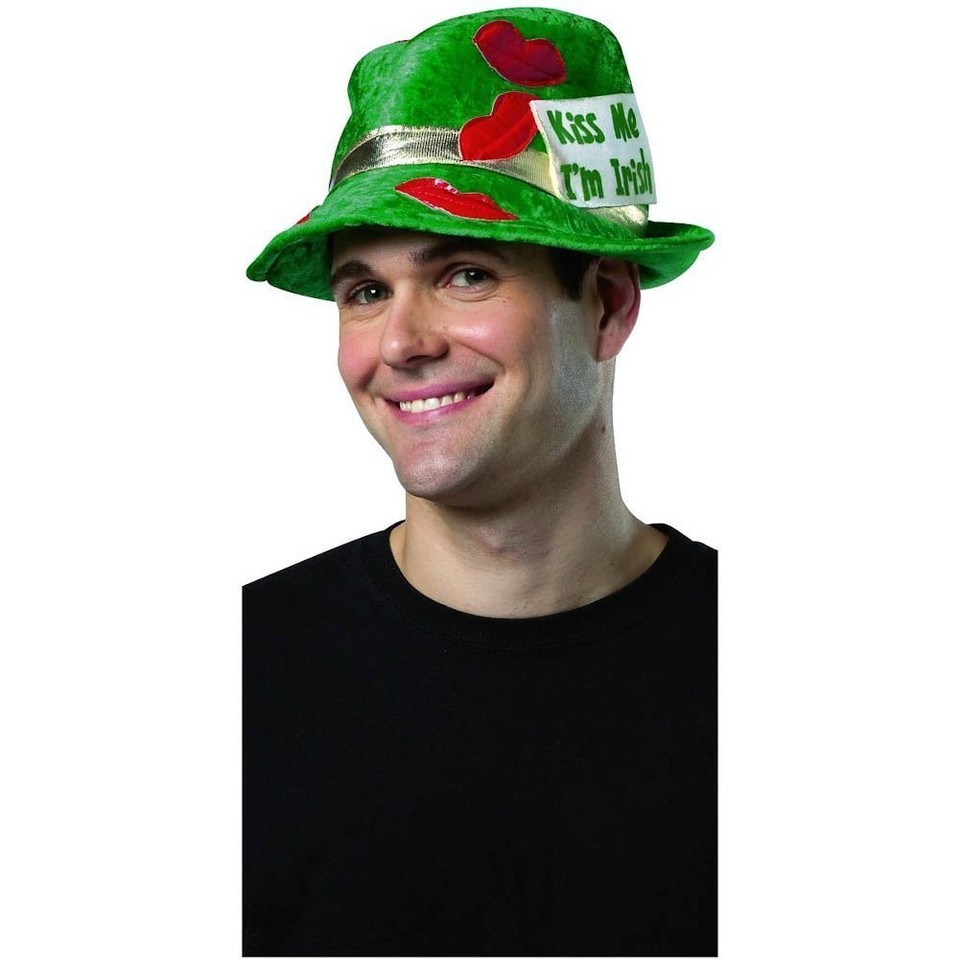 St. Patrick's Day Kiss Me I'm Irish Fedora Hat Costume Accessory | eBay