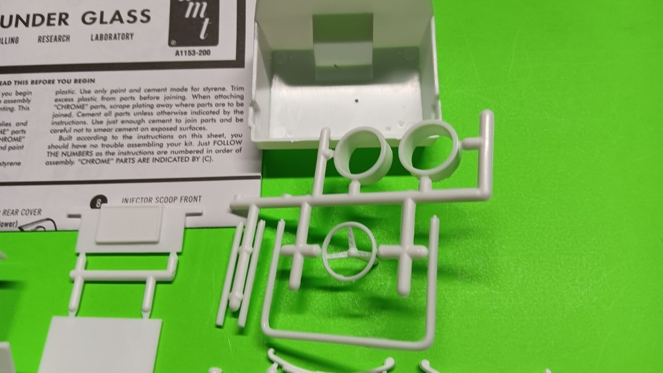 1966 Barracuda Hemi Under Glass 1/25 Frame 426 Engine Hurst Rims Drag ...