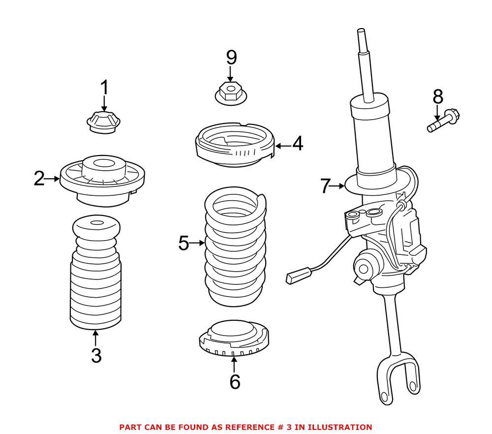 For BMW Genuine Suspension Strut Bellows Front 31336776142 | eBay