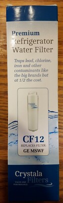 NEW! - Crystala CF12 - Refrigerator Water Filter - Replaces GE MSWF ...