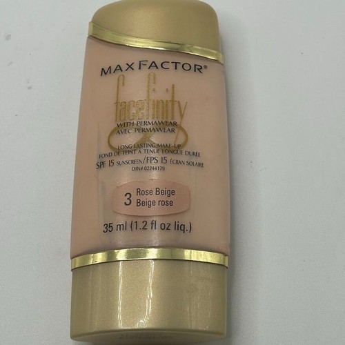 Max Factor Facefinity Permawear Long-Lasting Make Up SPF 15 Rose Beige ...