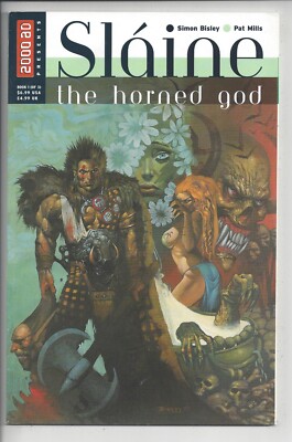 Slaine The Horned God #1 VF+(8.5) 1998 - Bisley Barbaric Demon Cover | eBay