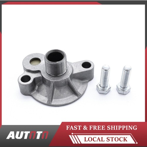 SBC Oil Filter Adapter Spin On Bypass For Chevy 283 305 327 350 383 396 ...