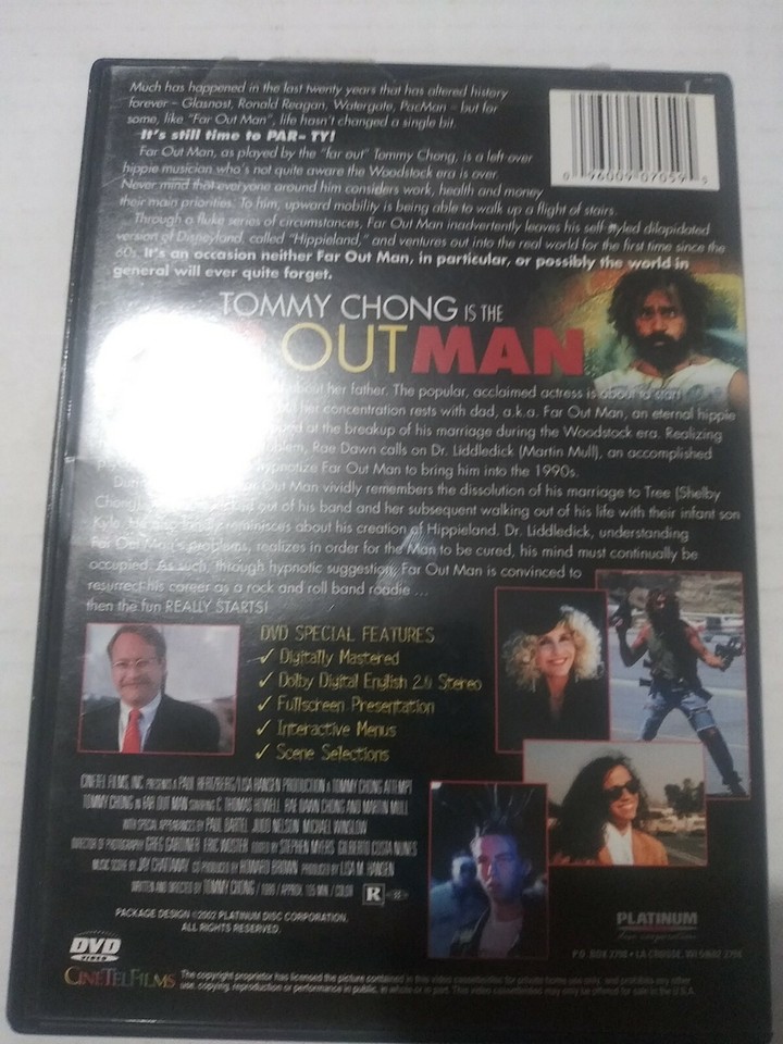 Far Out Man TOMMY CHONG Rare OOP Comedy Movie 96009070595 | eBay