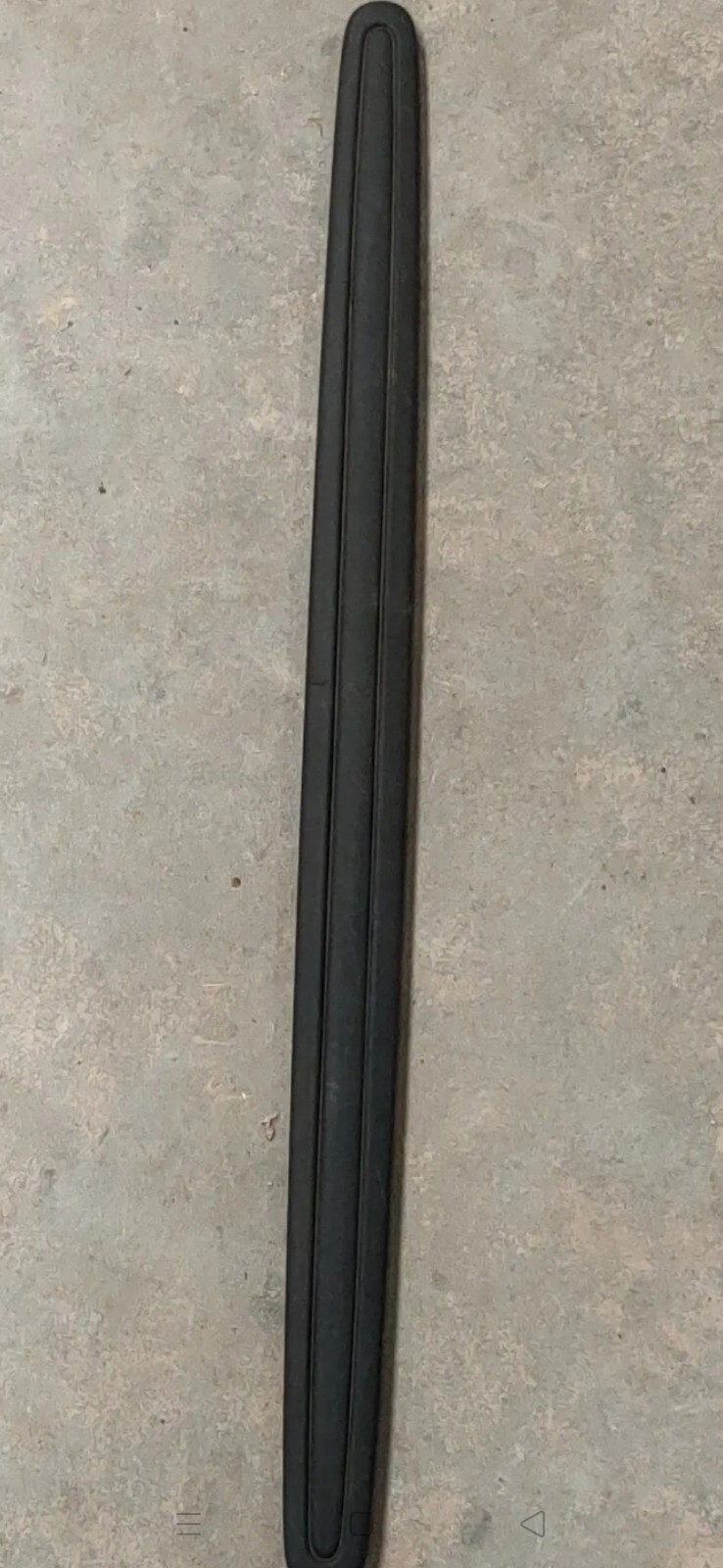 VT VX VY VZ Front Door Scuff Plate Trim Insert Piece Black Berlina ...