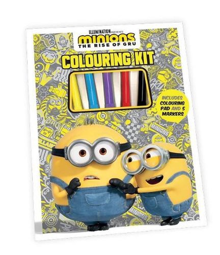 Minions The Rise of Gru: Colouring Kit (Universal) by Sue Wallman ...