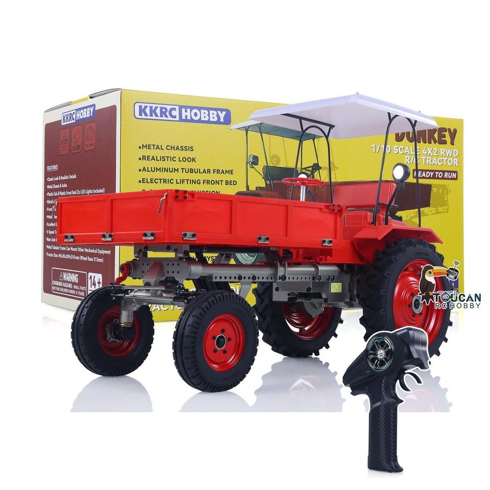 1/10 RC Farm Tractor Car T16 4×2 Transport Vehicle Motor 2Speed Gearbox ...