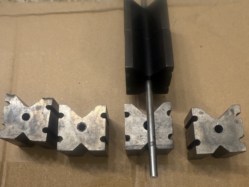 Starrett Machinist V Blocks 6 Pieces/ 3 Sets / 1 Barely Used See ...