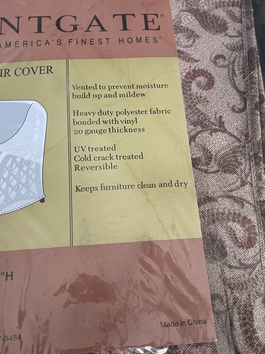 Frontgate Patio Chair Cover Reversible Heavy Duty 20 Gauge Waterproof ...