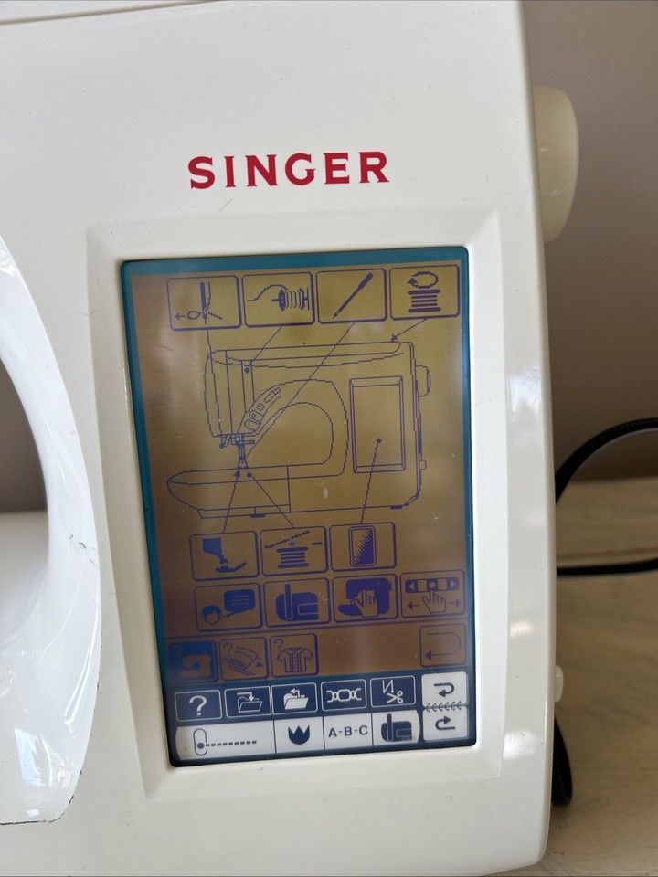 Singer Quantum XL-1000 Sewing Machine- Power Tested- No Foot Pedal | eBay