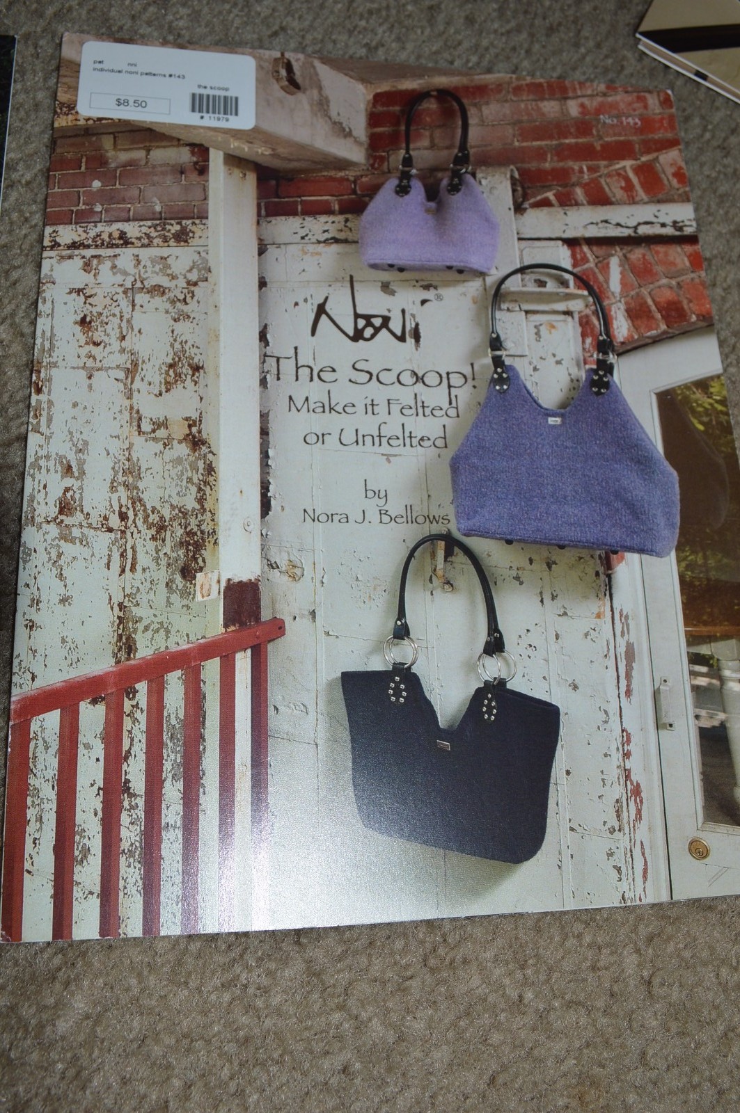 Noni Purse Bag Pattern by Nora Bellows The Scoop Felted or Unfelted ...