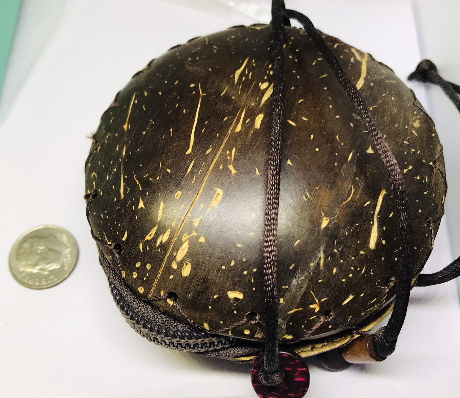 COCONUT 3.5” HANDMADE PURSE ARTISAN SHELL WOMENS FASHION HAWAII COOL ...