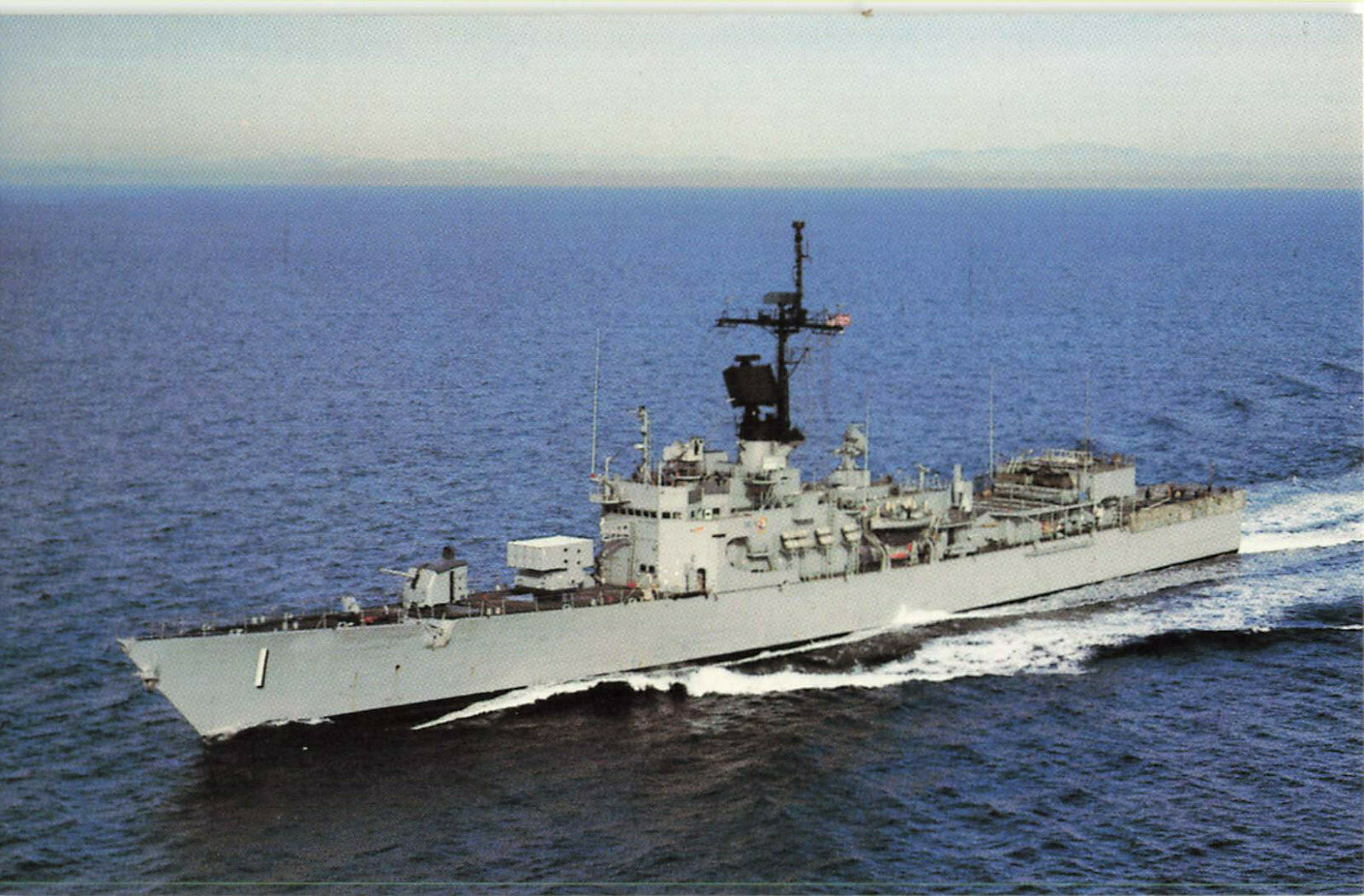 Postcard USS Brooke FFG-1 Guided Missile Frigate | eBay