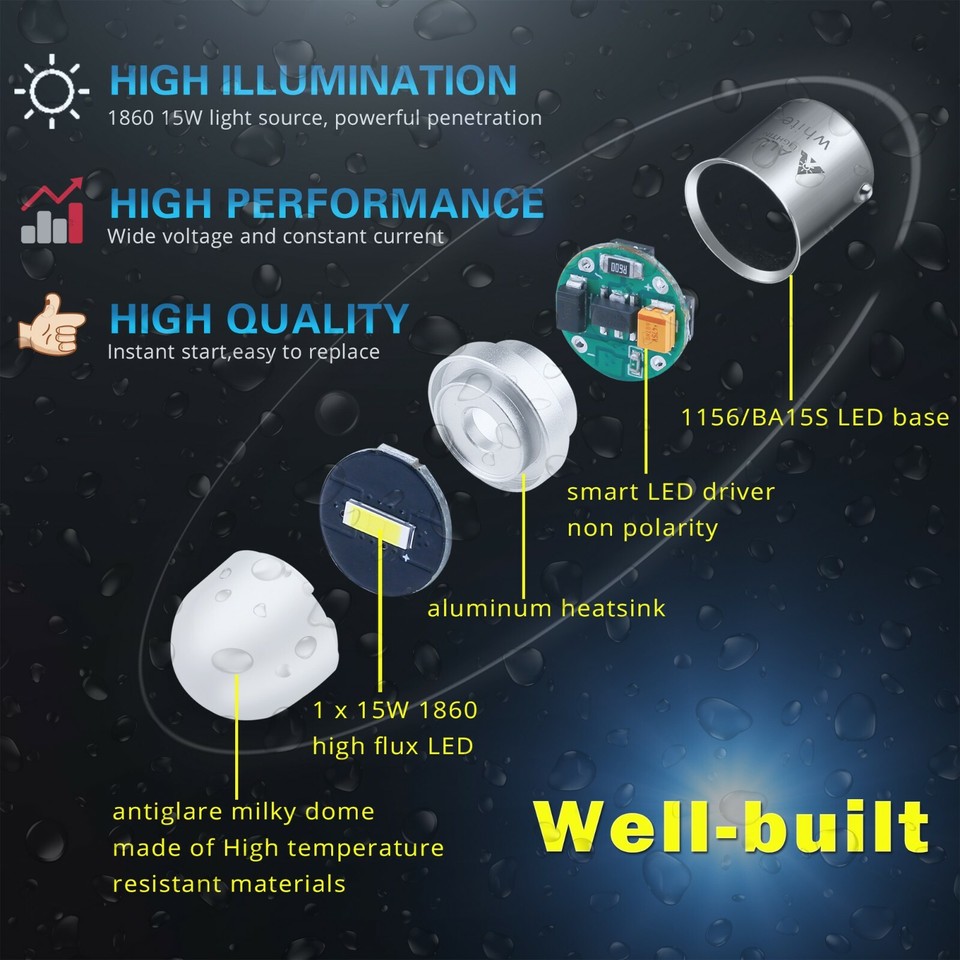 5007 1003 63 67 69 71 81 89 97 LED Light Bulbs White,Red,Yellow,Blue ...