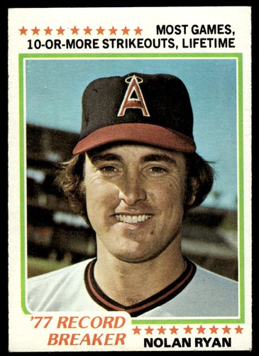 1978 Topps #6 Nolan Ryan BASEBALL California Angels | eBay