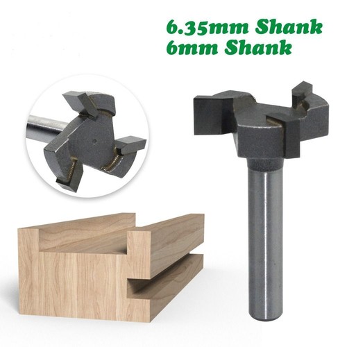 T-Slot Router Bit 3 Edged Slotting Cutter Durable Milling Cutter ...