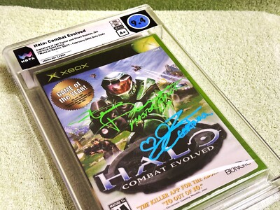 Halo: Combat Evolved Graded/Autographed By Steve Downes & Jen Taylor ...