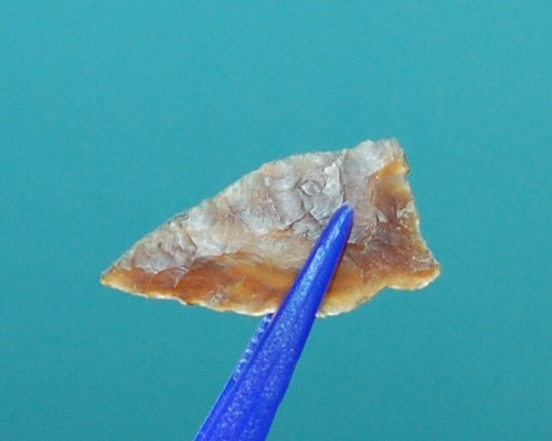 KRF-Knife River Flint 1" Prairie Side Notch projectile point South ...