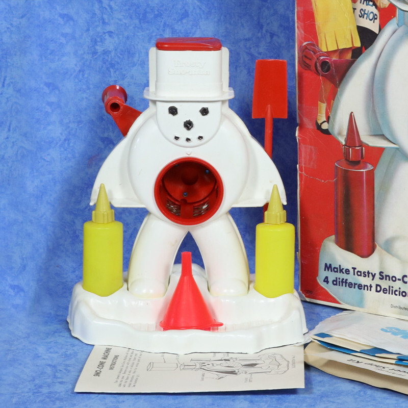 1970s Frosty Snowman SNO-CONE MACHINE in Box by Hasbro NICE! | eBay