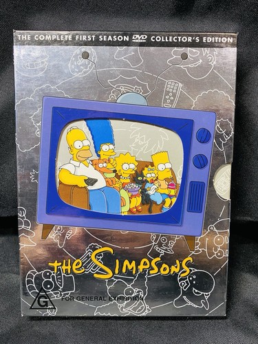 The Simpsons - Complete First Season DVD 2001 3-Disc Set, Collector's ...