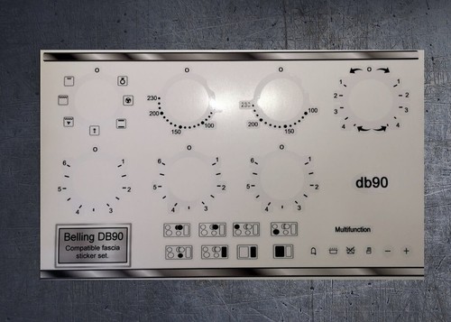 Belling db90 Compatible Carénage Ensemble Autocollant | eBay