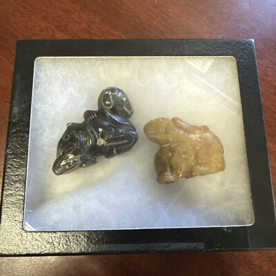 Vintage Set Two 2 Jade Animals Camel & Bunny | eBay