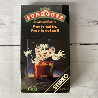 Vintage MCA VHS The Fun house (1981) 1984 First Release Rare | eBay