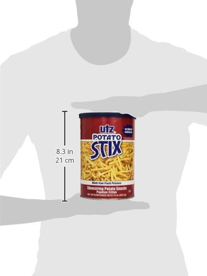 Utz-Potato Stix Original-15 Oz Canister Shoestring Potato Sticks Pack ...