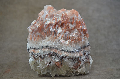 Tri-Colored Calcite Green White Red Display Specimen Mexico 3 lbs 15 ...